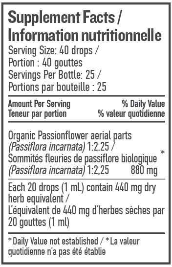 BOTANICA PASSIONFLOWER LIQUID HERB 50mL, 822078900644 – Finlandia ...