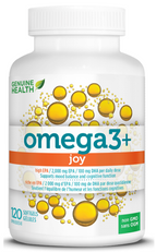 GENUINE HEALTH OMEGA3+ JOY 120sg, 624777000966 – Finlandia Natural Pharmacy