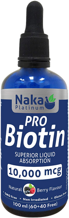 NAKA PRO BIOTIN 10,000mcg BONUS 100ml, 623543747203 – Finlandia Natural ...